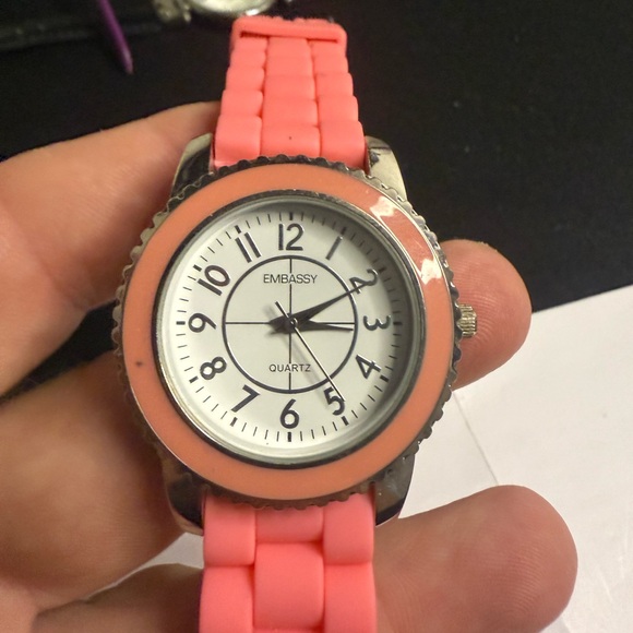 Bass | Accessories | Bass Coral Pink Quartz Watch | Poshmark